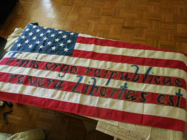 Writing on Flags – Yellow Crane in the Rain